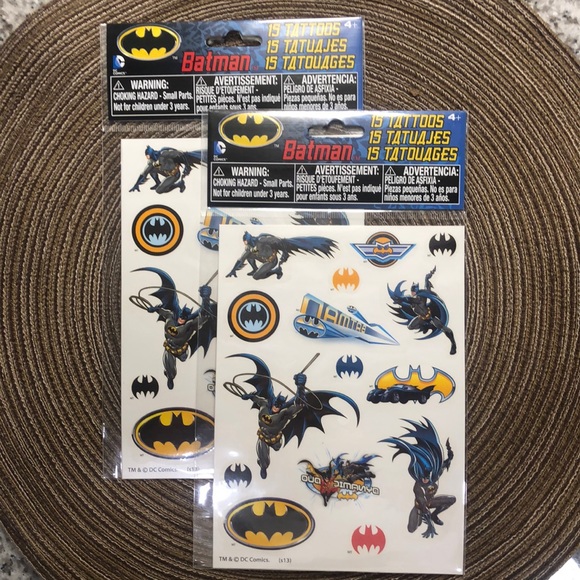 Batman | Toys | Batman Temporary Tattoos | Poshmark